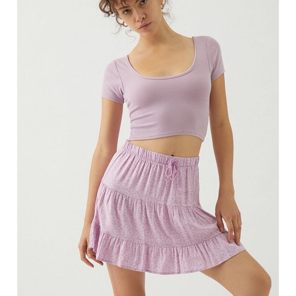 PacSun | Skirts | Pacsun Aline Ruffle Mini Skirt | Poshmark